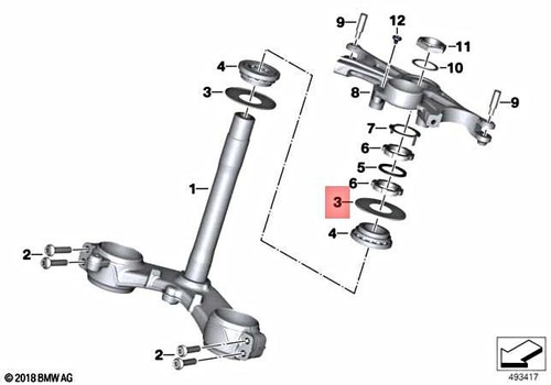 Genuine BMW K17 K42 K46 K47 K67 C evolution 0C03 Covering Plate ...