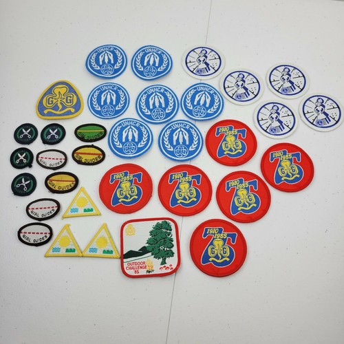 Vintage Girl Guide Badges Patches Lot of 33 | eBay