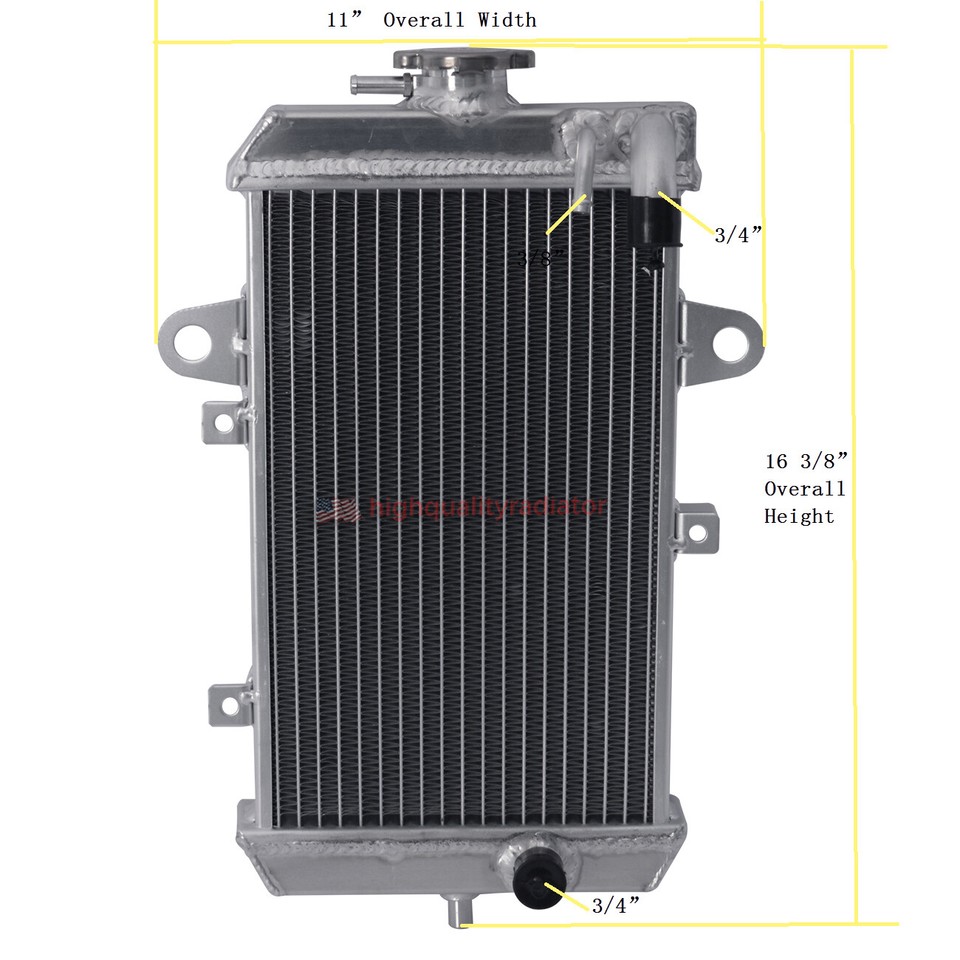 All Aluminum Radiator Fit 2019-2020 Yamaha Raptor 700/700R YFM700 ...