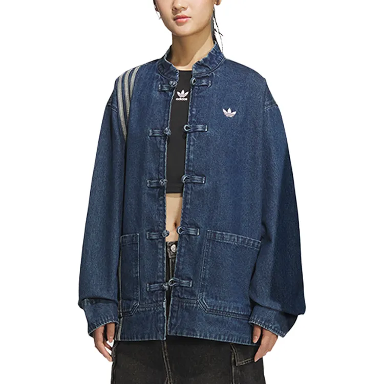 Adidas Originals CNY Year of Snake Jacket Unisex Denim Blue JZ9928 | eBay