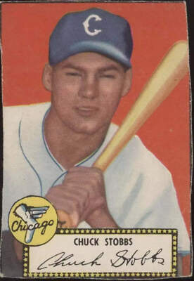 Chuck Stobbs 1952 Topps #62 Chicago White Sox PR (Trimmed) | eBay