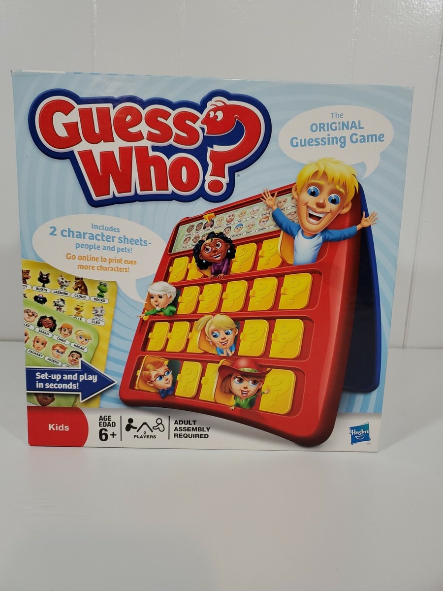 Hasbro Guess Who Character Sheets Printable