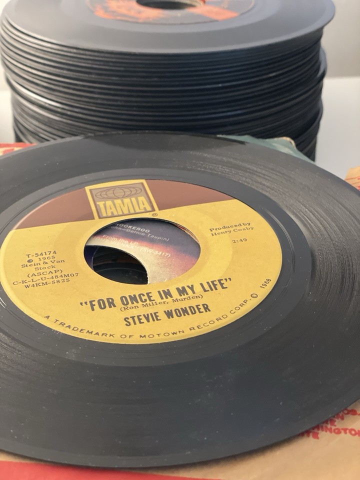 Lot of 100 45 RPM Records Rock Soul R&B Oldies – Stones Otis Redding ...