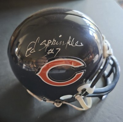 Ed Sprinkle signed Chicago Bears mini helmet rare HOF Psa Authenticated ...