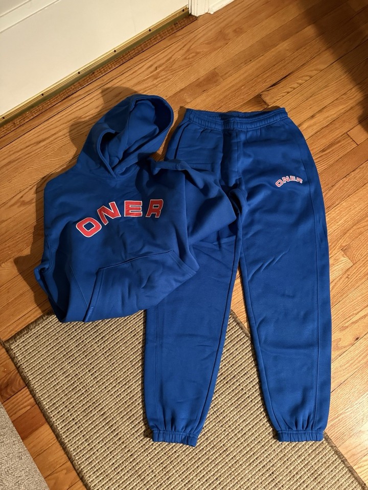 ONER Active Foundations Sweatsuit Small - Oasis Blue | eBay