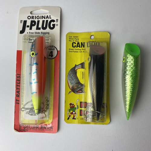 Luhr Jensen J-Plug Macks Lure #4 Salmon plugs 4" | eBay