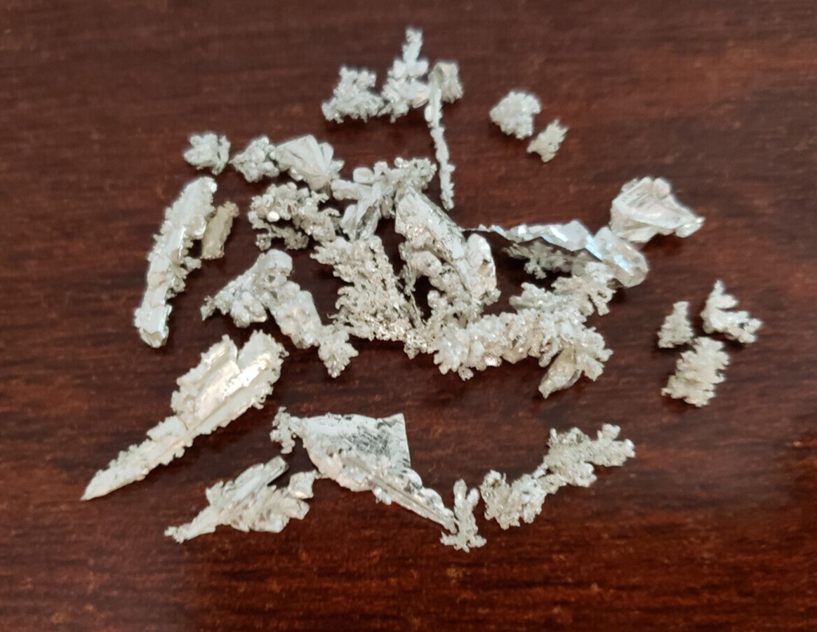 PURE SILVER CRYSTAL - NUGGETS/CLUSTERS - 10 grams .999+ FINE BULLION | eBay