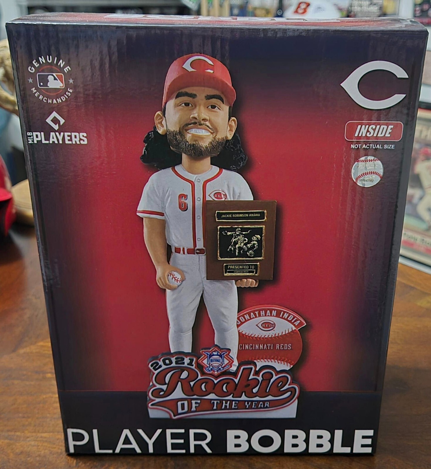 Cincinnati Reds, Jonathan India ROY Bobblehead, Numbered Limited ...