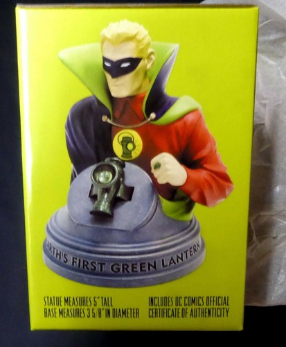 Green Lantern Bust & Power Ring Prop New 2001 Alan Scott DC Comics ...