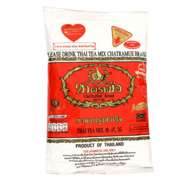 Red Tea Thai Powder Mix Original ChaTraMue 190g Instant Easy drink hot ...