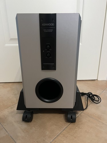 KENWOOD SW40 Subwoofer Attivo - BASS REFLEX - 100WATT RCA pannello ...