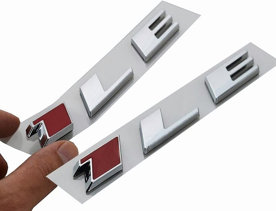 2pcs Camaro 1LE 1LE Emblems Fender Badges Sticker 3D for Camaro Trunk ...