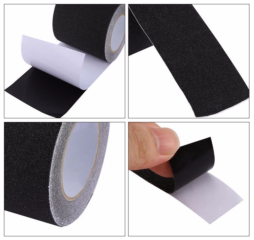 Anti Slip High Traction Grip Tape for Steps, Indoor, Outdoor - Black (4 ...