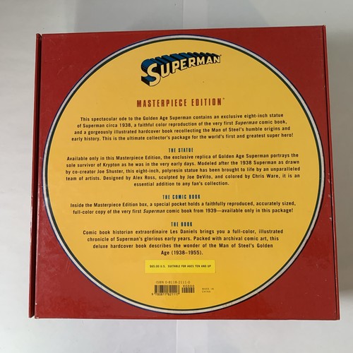 Superman Masterpiece Edition Boxed Set Comic HC Figure | eBay