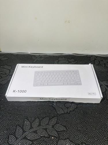 Mini Wired Keyboard K-1000 – USB Compact 78-Key Slim Design – Mac/PC ...