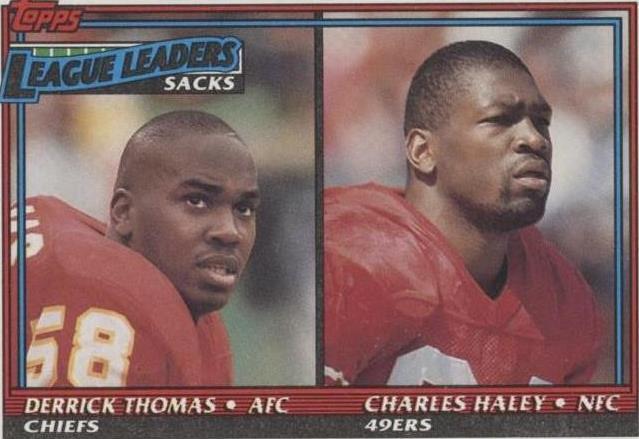 1991 Topps - Charles Haley, Derrick Thomas #12 for sale online | eBay