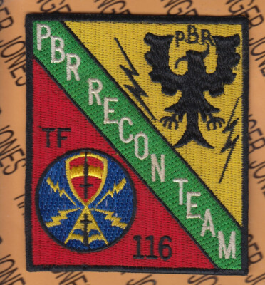 USN Navy Naval PBR Recon Team Task Force 116 Vietnam ~4" patch c/e | eBay