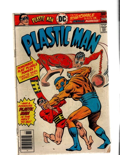 PLASTIC MAN COMIC BOOK No 15 THE SNUFFER! The Stretchable Sleuth! | eBay