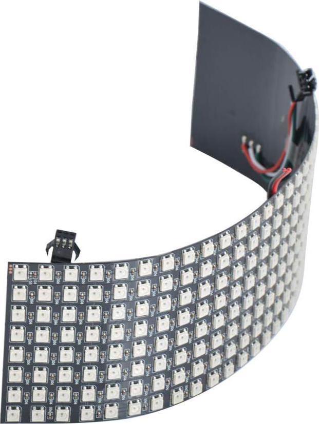 8x32 LED Matrix 256 Pixels WS2812B Digital Flexible LED Panel ...