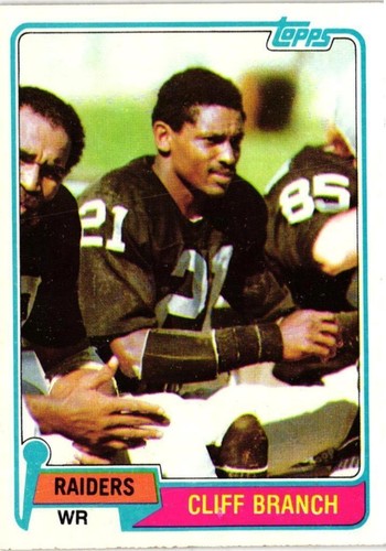 CLIFF BRANCH 1981 Topps FB #403 BUY ANY 2 ITEMS FOR 50% OFF ...