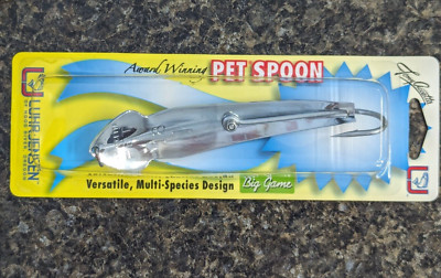 Luhr Jensen Tony Accetta Pet Spoon 18 - Chrome - Big Game 5 3/8" Spoon ...