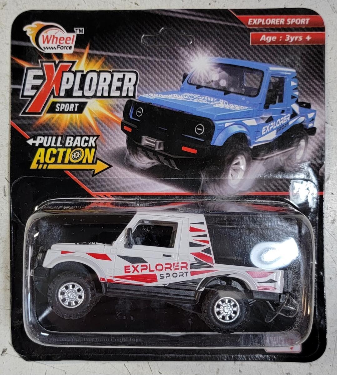 Suzuki Samurai Toy Car -WHITE Sport Model (Like Hot Wheels or Matchbox ...