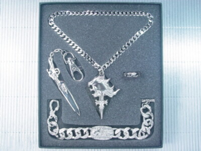 Final Fantasy VIII 8 FF8 Keychain Ring Necklace Bracelet PG Set | eBay ...