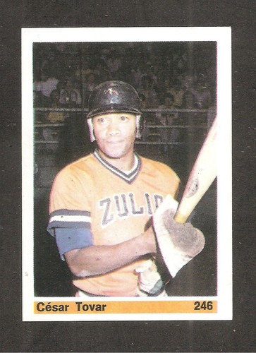 Cesar Tovar 1980 Venezuela Sticker #246 Venezuelan Rare *Set Break | eBay