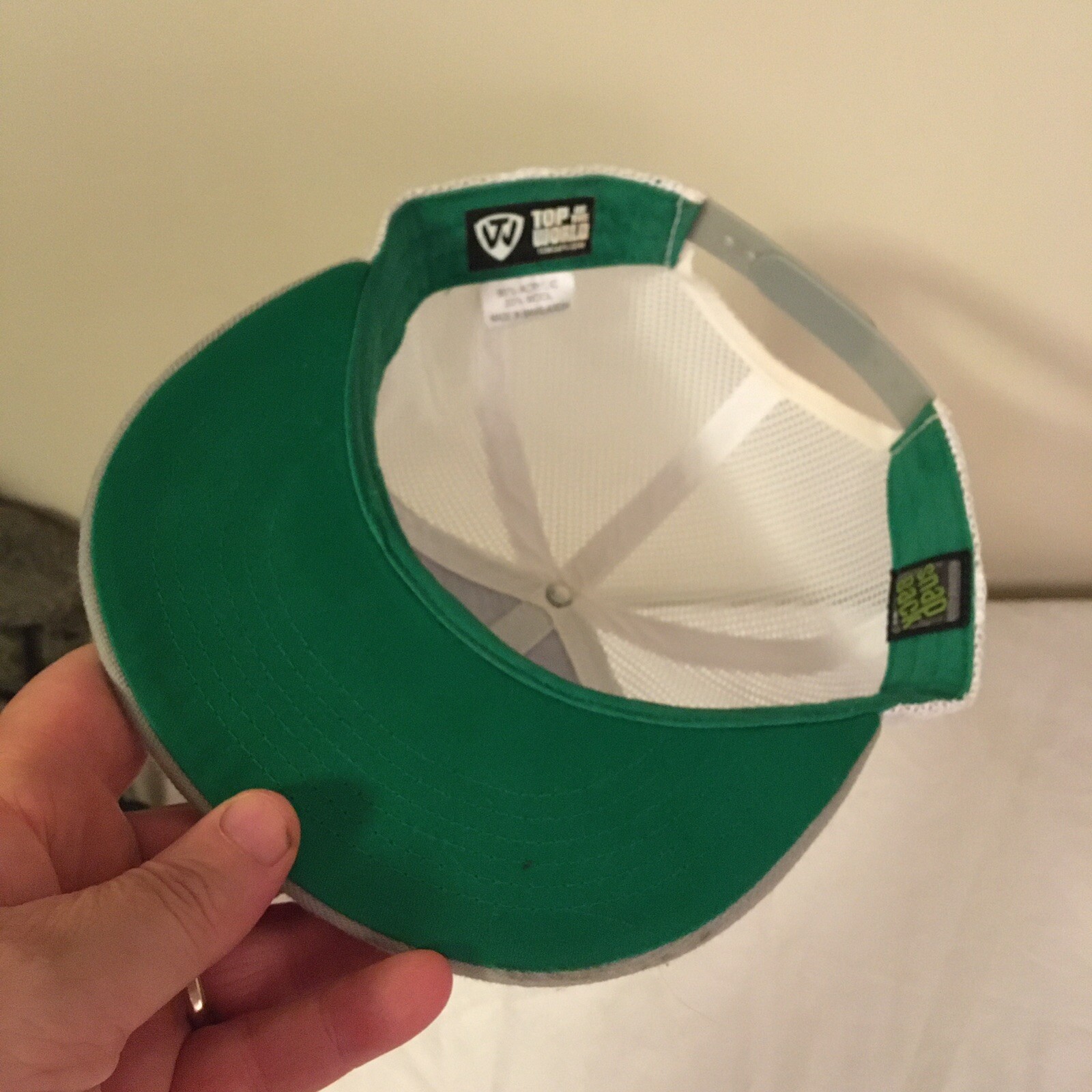 Top Of The World Georgetown Hoyas Hat Cap Snapback Blue White Gray Mesh ...