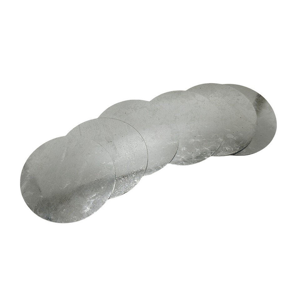 Disc Galvanized Metal Plate DIY Circular Plate Dia Ø 50mm-500mm Thick 0 ...