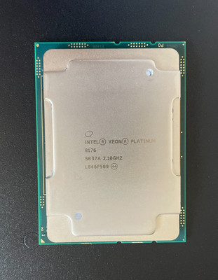 SR37A Intel Xeon Platinum 8176 28-Core 2.1GHz Skylake-SP CPU Processor ...