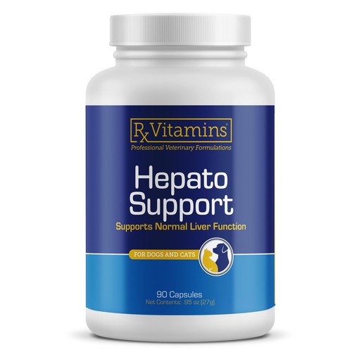Rx Vitamins Hepato Support for Dogs & Cats Liver Detox Milk Thistle 90 ...