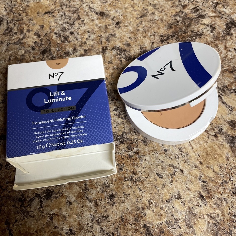 New! No7 LIFT & LUMINATE Triple Action Translucent Finishing Powder ...