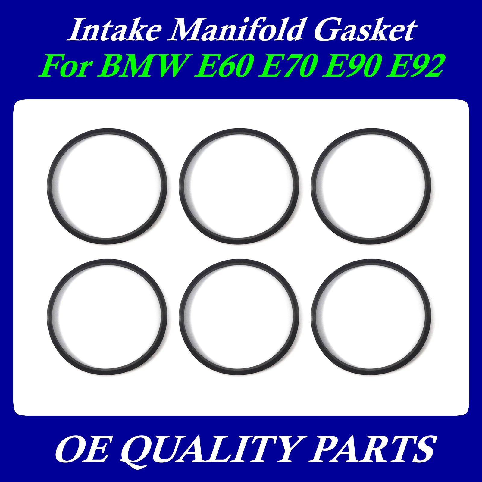 Set of 6 for BMW E60 E70 E90 E92 Intake Manifold Gasket 11617547242 | eBay