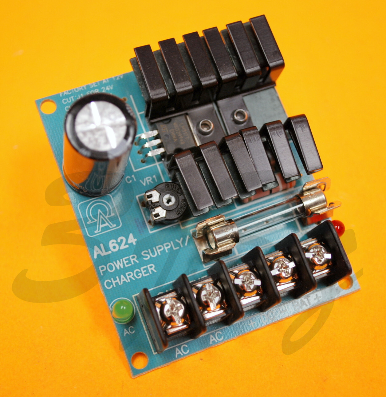 Altronix AL624 Linear Power Supply / Charger 6-12VDC @ 1.2AMP, 24VDC ...