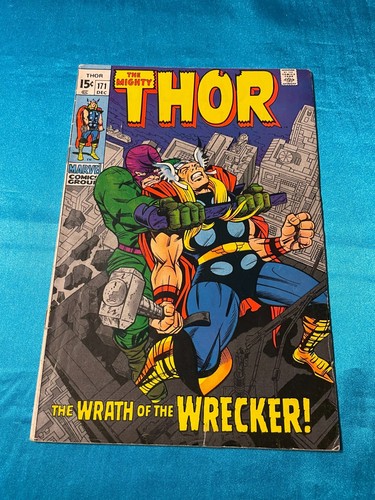 THOR #171 DEC. 1969, LEE & KIRBY! THE WRECKER! FINE CONDITION | eBay