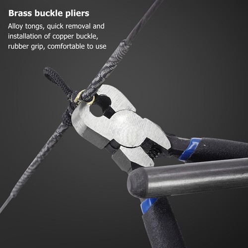 Bow String Nocking Points Pliers Set T Ruler Nocking Buckle Pliers Kit ...
