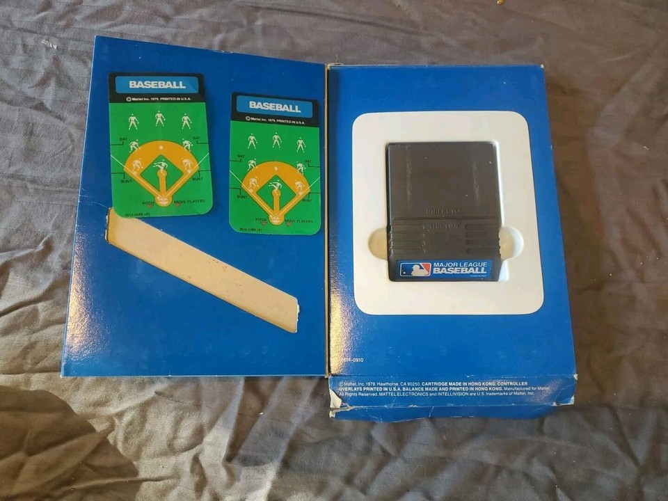 Vintage Mattel Intellivision Video Game Console Tested W/ 10 Games ...