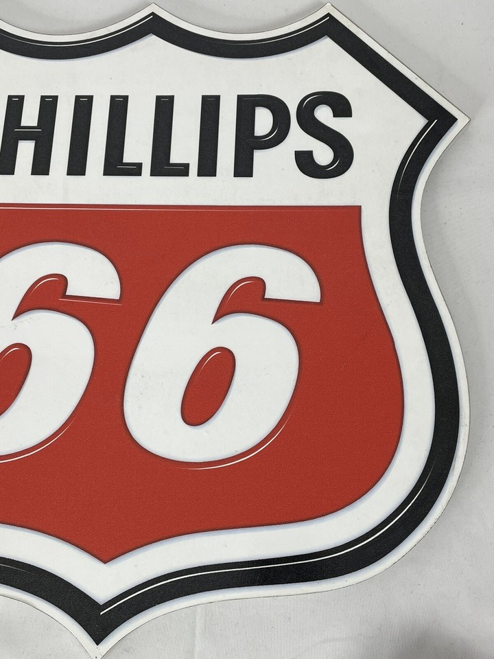 Phillips 66 Sign 18” Gasoline Gas Station Road Highway Mancave Garage ...
