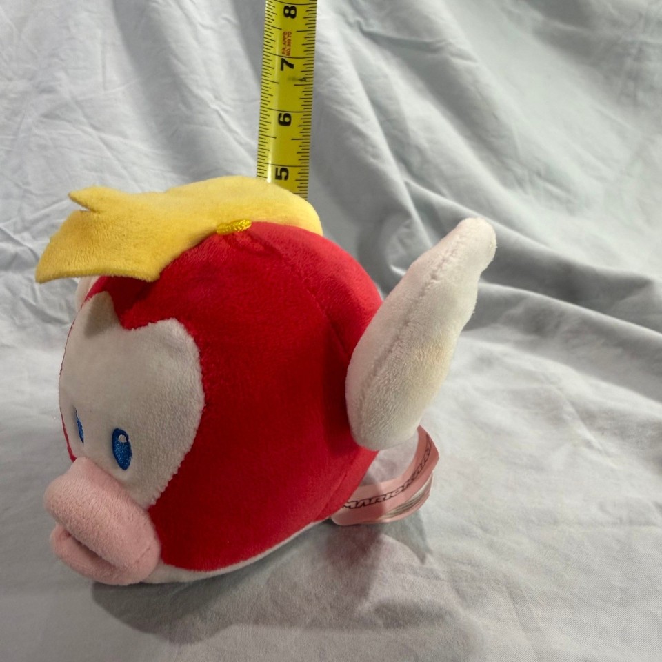 Nintendo Mario Kart Cheep Cheep Plush Red Flying Fish Good Stuff 2022 6 ...