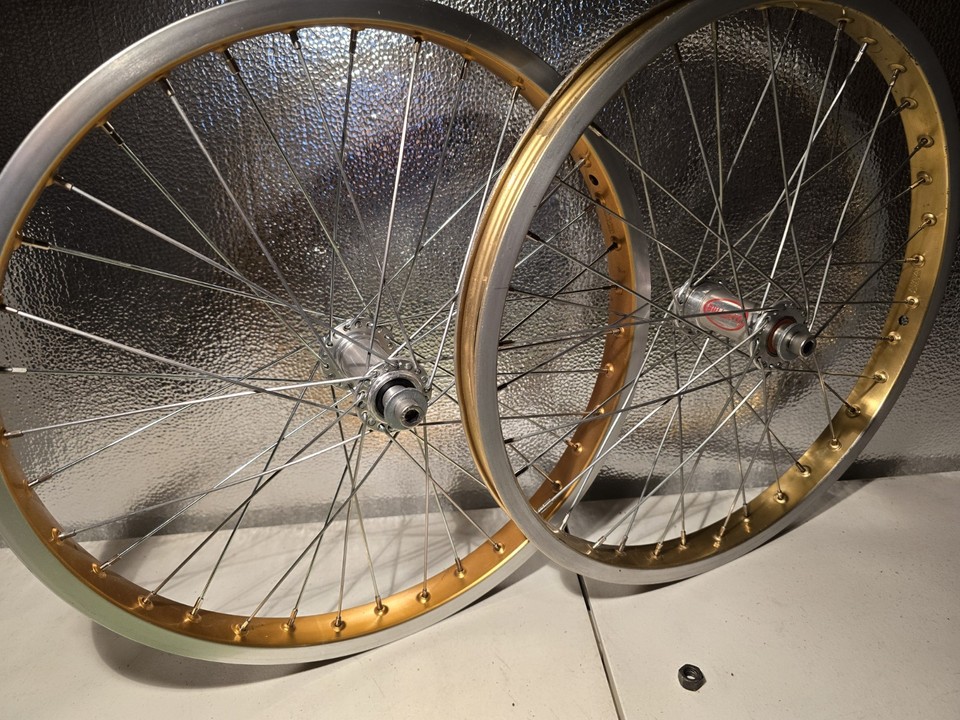 Araya 7c Gold 20" Bullseye Hubs, 36 Holes | eBay