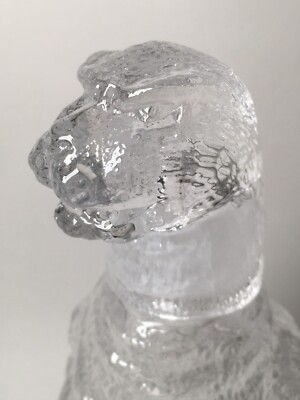 Godzilla Limited Decanter Vintage White Glass Bottle TOHO UNICON 1980s ...