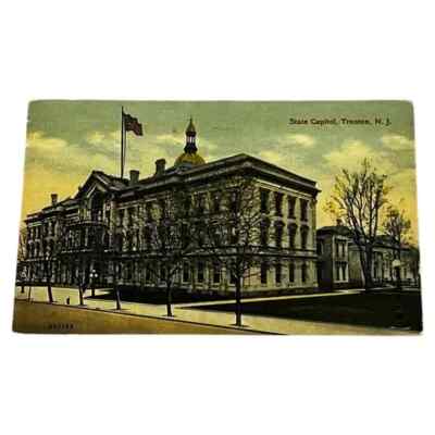Postcard State Capitol Trenton New Jersey c1916 Divided Back Card C39 ...