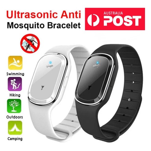 Ultrasonic Anti-Mosquito Repellent Bracelet Bug Insect Pest Repeller ...