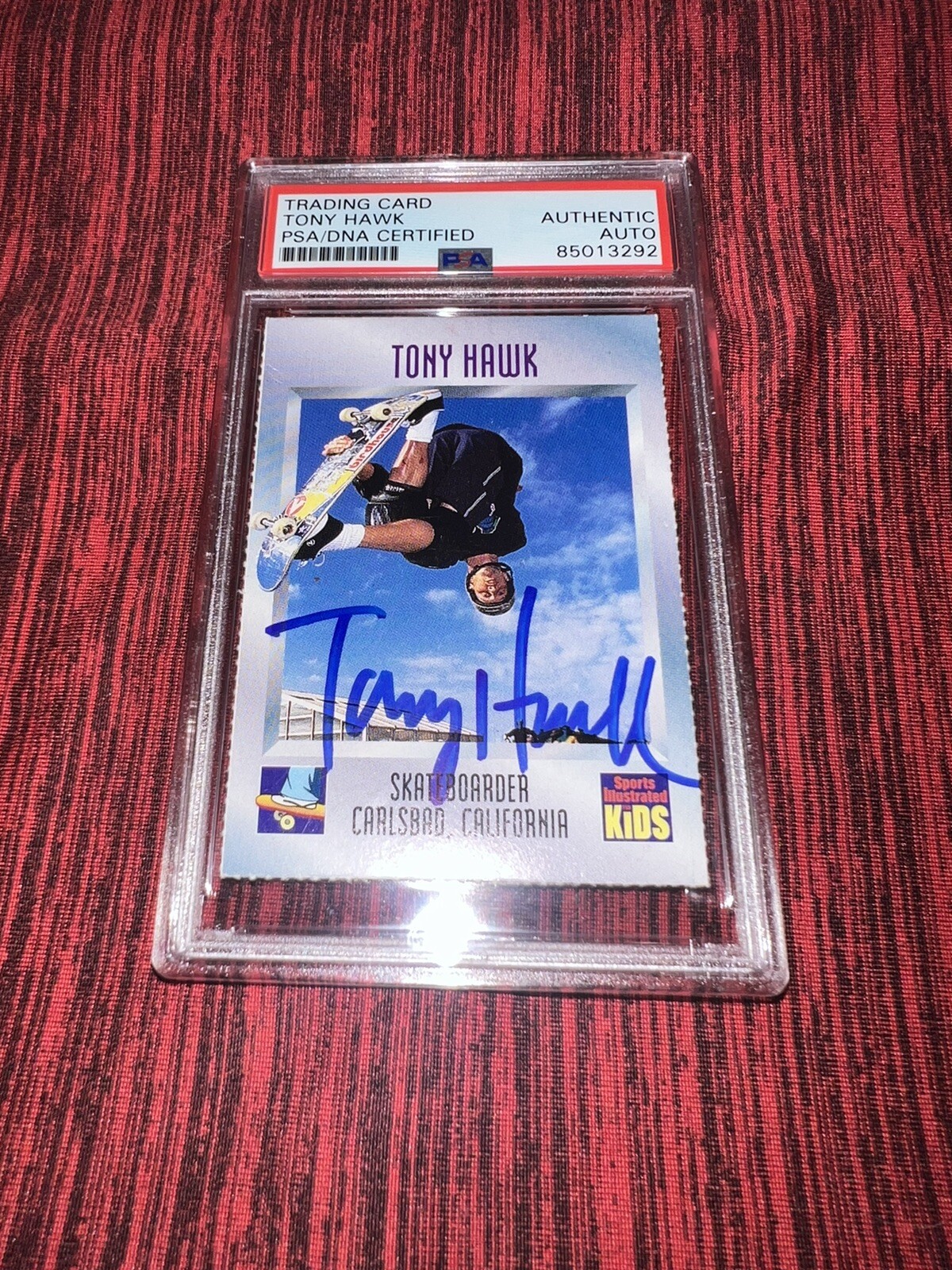 Tony Hawk Autographed Memorabilia | Signed Photo, Jersey, Collectibles ...