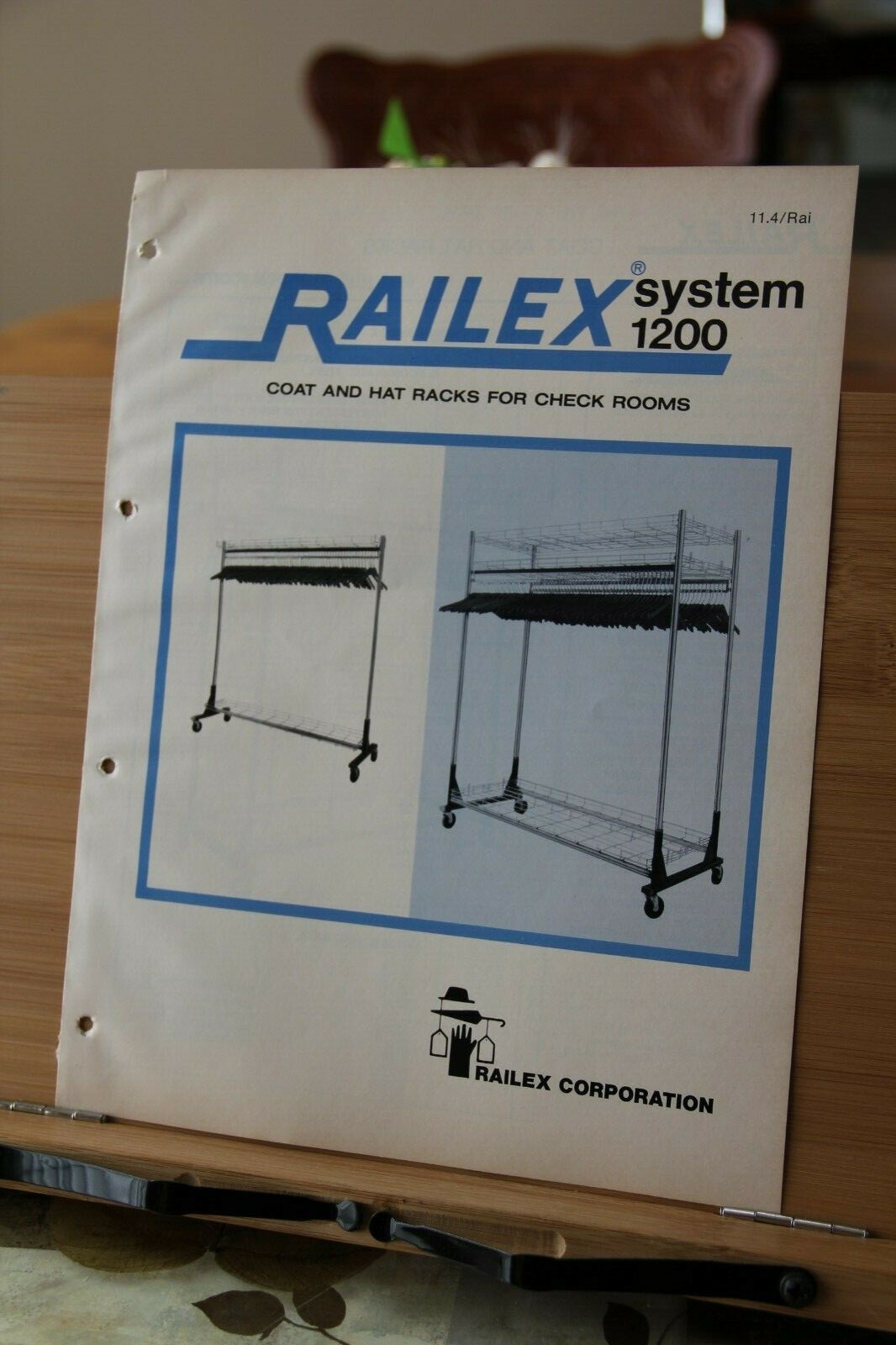 Brochure Railex Corp Systems Electric 1200 Coat Hat Racks for Check ...