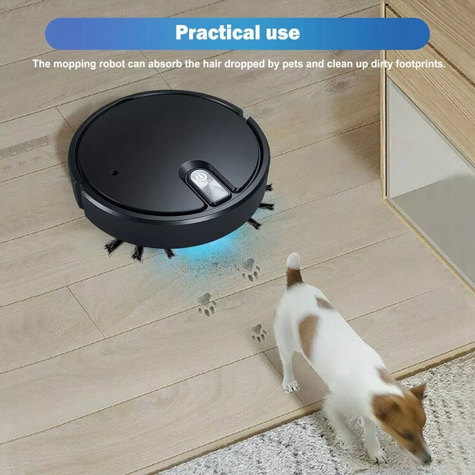 Rechargeable Smart Sweeping Robot Vacuum Cleaner Automatic Floor Mop ...