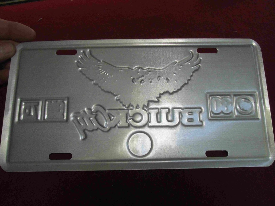 1983 Buick Showroom License Plate: "Buick 80th/GM 75th Anniversary" | eBay