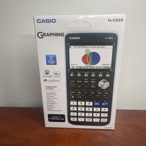 Casio FX-CG50 Graphing Calculator - Black for sale online | eBay