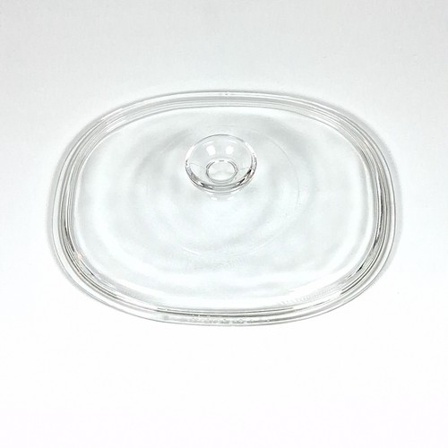 Pyrex F-12-C Clear Glass Oval Lid for 1.5 Qt Casserole Dish Replacement ...